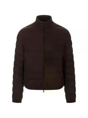 Moncler Luray Quilted High-neck Jacket - Brown