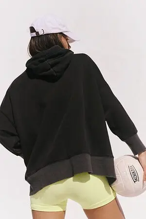 Free People Oversized Hoodie - Black