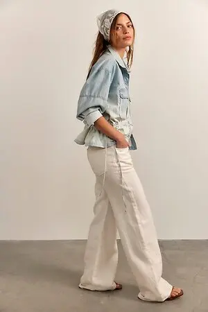 Citizens Of Humanity Nora Trouser Leg Pants - Vanilla