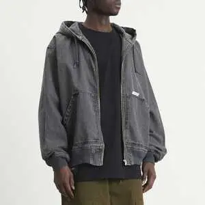 WTAPS D00m Denim Jacket With Hood - Black