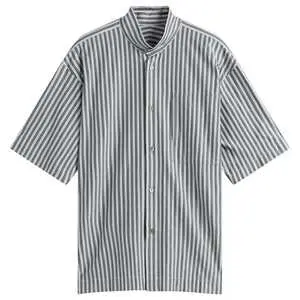 Issey Miyake Stripe Short Sleeve Shirt