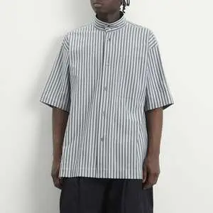 Issey Miyake Stripe Short Sleeve Shirt