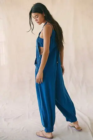 Free People Ani Overall Set - Poseidon