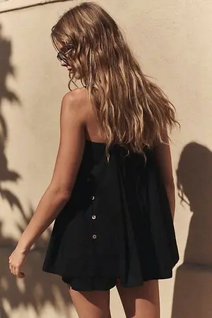 Free People Just Because Short Set - Black