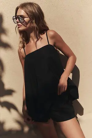 Free People Just Because Short Set - Black