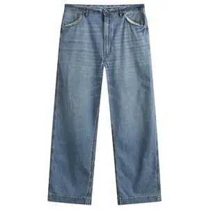 MAISON MARGIELA Wide Leg Jeans - Blue Washed