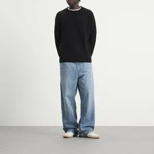 MAISON MARGIELA Wide Leg Jeans - Blue Washed