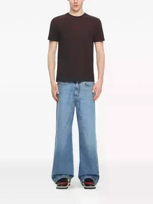 Off-White X Ac Milan Logo-print T-shirt