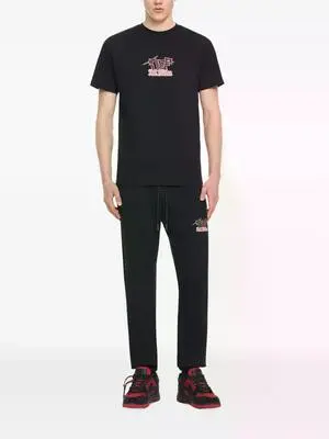 Off-White X Ac Milan Elasticated-waistband Track Pants