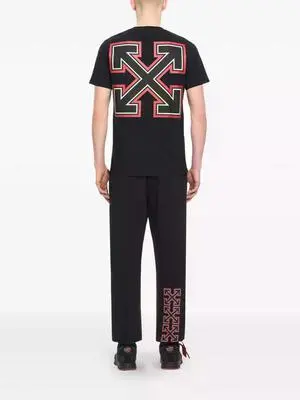 Off-White X Ac Milan Elasticated-waistband Track Pants