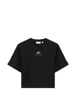 Off-White X Ac Milan Logo-print T-shirt