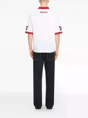 Off-White X Ac Milan Polo-collar T-shirt