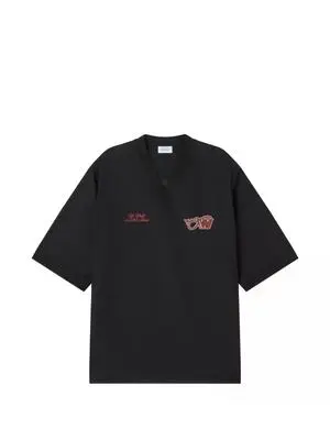 Off-White X Ac Milan Logo-print T-shirt