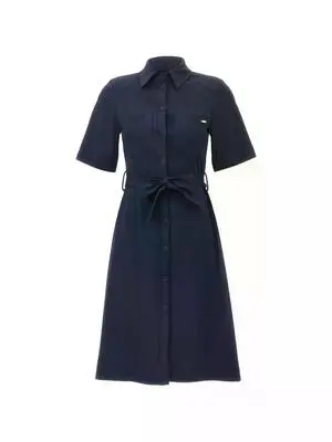 KAOS Belted Shirt Dress - Blue
