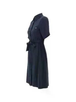 KAOS Belted Shirt Dress - Blue