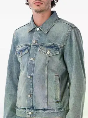 Emporio Armani Faded Effect Denim Jacket