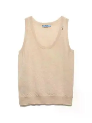 Prada Cashmere Tank Top - Neutrals