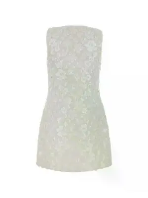 Michael Kors Sequin-embellished Floral-appliqué Dress