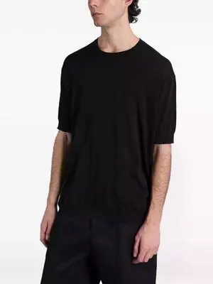 GREYED Ribbed-trim Short-sleeve T-shirt