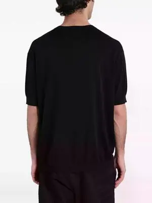 GREYED Ribbed-trim Short-sleeve T-shirt