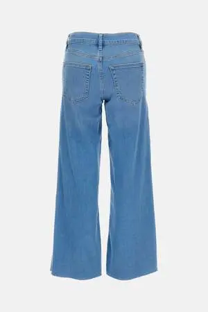 FRAME Jeans Low Rise Le Slim Palazzo - Azzurro