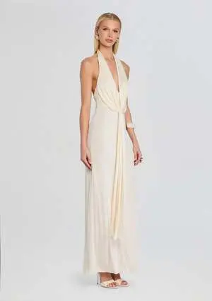 SEROYA Kayla Maxi Dress - Eggshell