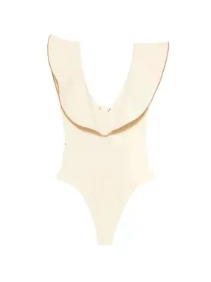 Johanna Ortiz Crinkle Ruffled-detail Swimsuit