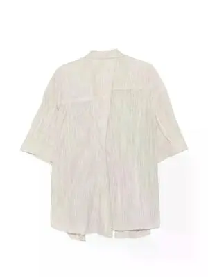 SONGZIO Polyptych Crinkled Texture Shirt