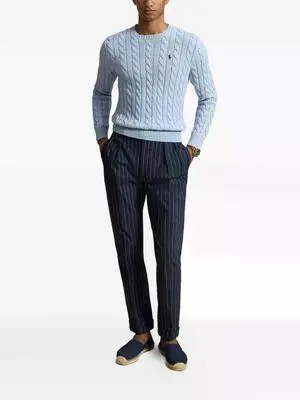 Polo Ralph Lauren Signature Polo Pony Motif Sweater - Blue
