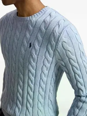 Polo Ralph Lauren Signature Polo Pony Motif Sweater - Blue