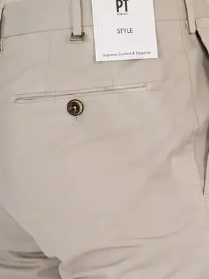 PT TORINO Logo-plaque Slim-fit Trousers