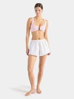 Hunza G Frill Mini Short