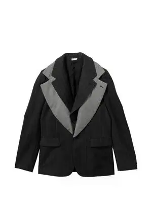 Comme Des Garçons Pinstripe Blazer - Grey