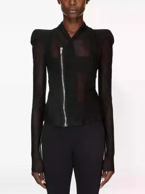 Rick Owens Princess Sheer Jacket - Black