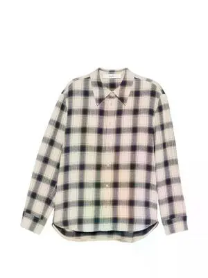 Séfr Wes Check-pattern Long-sleeve Shirt