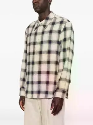 Séfr Wes Check-pattern Long-sleeve Shirt