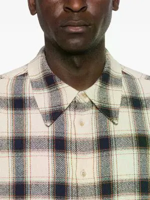 Séfr Wes Check-pattern Long-sleeve Shirt