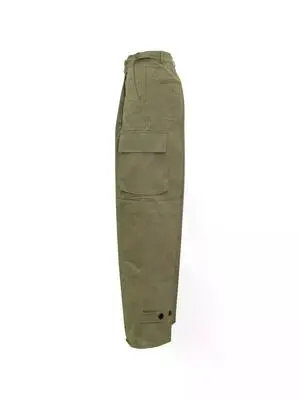 FOUND Hava Herringbone Pleated Cargo Pants