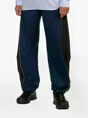 Comme Des Garçons Side-opening Trousers - Blue
