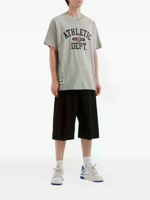 CHOCOOLATE Graphic-print Crew-neck T-shirt - Grey