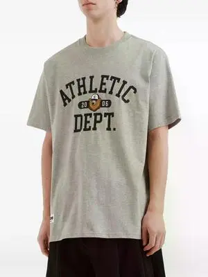 CHOCOOLATE Graphic-print Crew-neck T-shirt - Grey