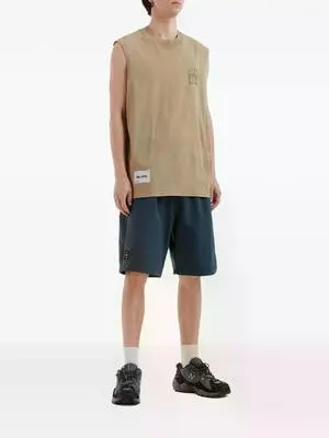 Izzue Logo-patch Elasticated-waist Shorts