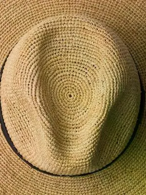 Prada Wide-brimmed Crochet Hat
