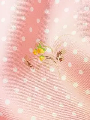Prada Printed Silk Twill Scarf 90 - Pink