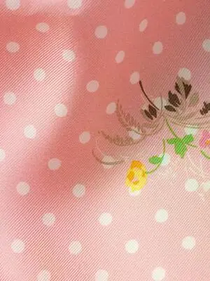 Prada Printed Silk Twill Scarf 55 - Pink