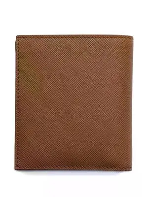 Prada Saffiano-leather Wallet - Brown