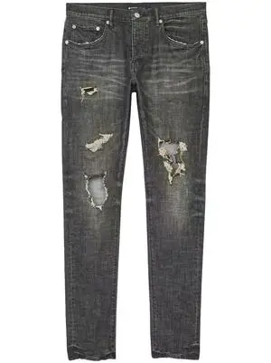 PURPLE BRAND Low-rise Skinny Jeans - Grey