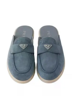 Prada Suede Mules