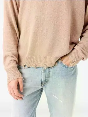 CYCLE Arty Distressed-effect Sweater