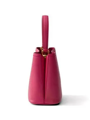 Prada Panier Mini Saffiano Leather Bucket Bag - Pink